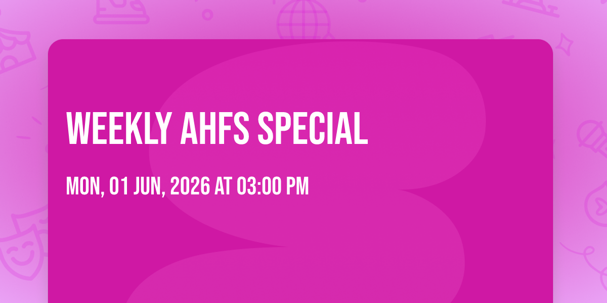 Weekly AHFS special, Northriding, Randburg, South Africa, 1 June to 7 ...
