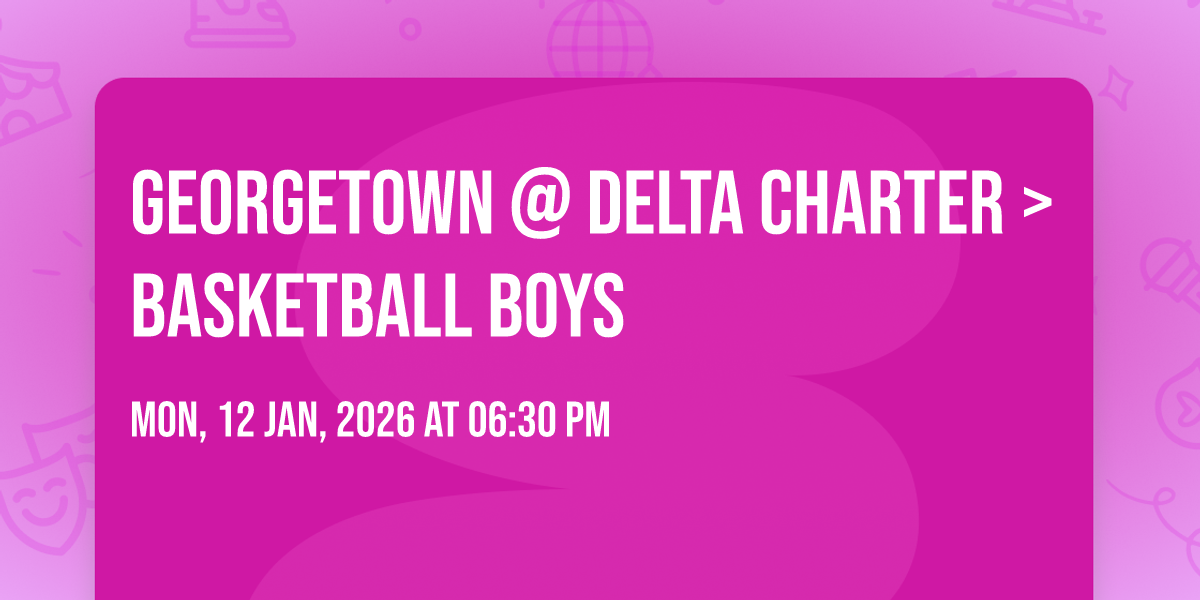 Georgetown @ Delta Charter > BASKETBALL BOYS, Gateway Charter School ...