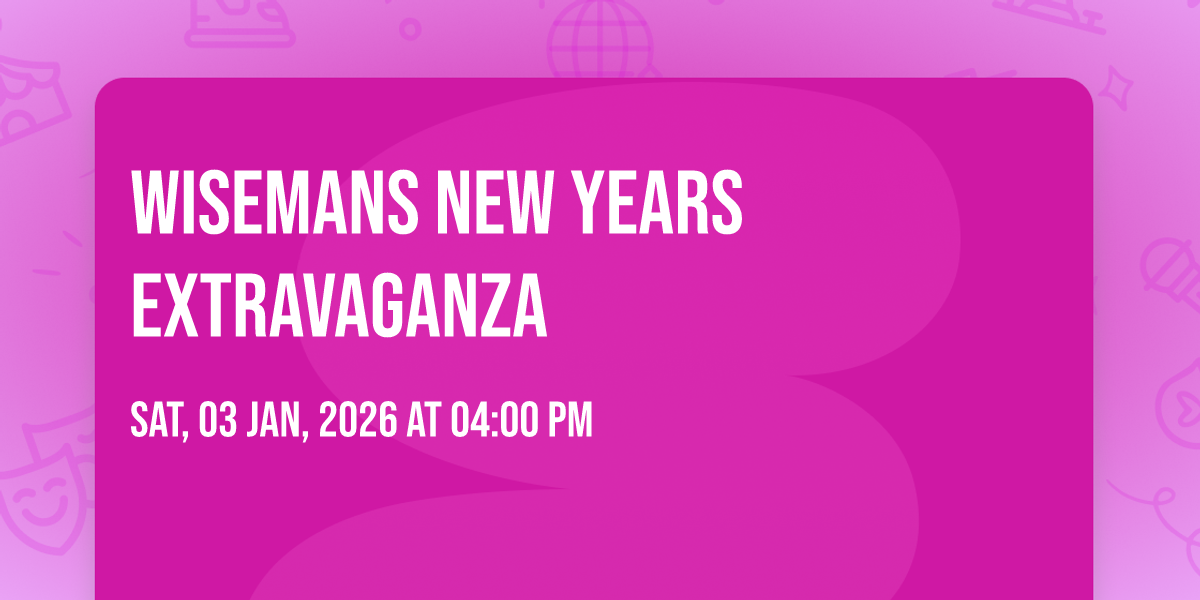 Wisemans New Years Extravaganza at 5517 creek rd temple texas on 3rd ...