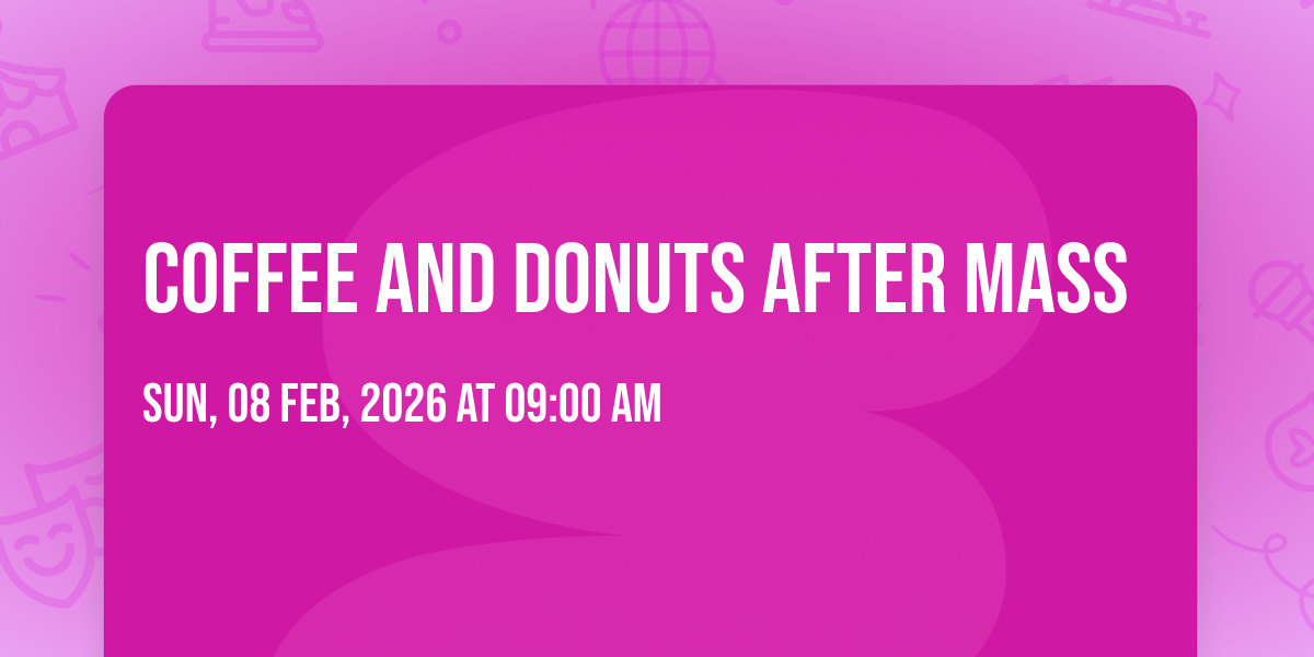 Coffee and Donuts after Mass, 200 Broadway St., Marseilles, IL, United ...