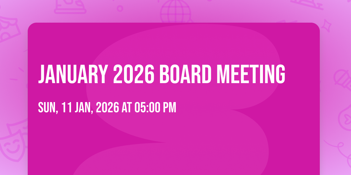 January 2026 Board Meeting , Solvay Geddes Community Youth Center ...