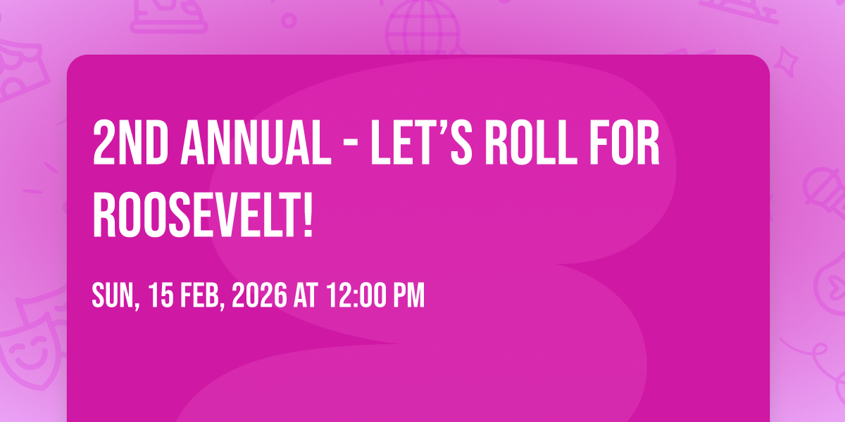 🎳 2nd Annual - Let’s roll for Roosevelt! 🎳, Bowl-Winkles, Eau Claire ...