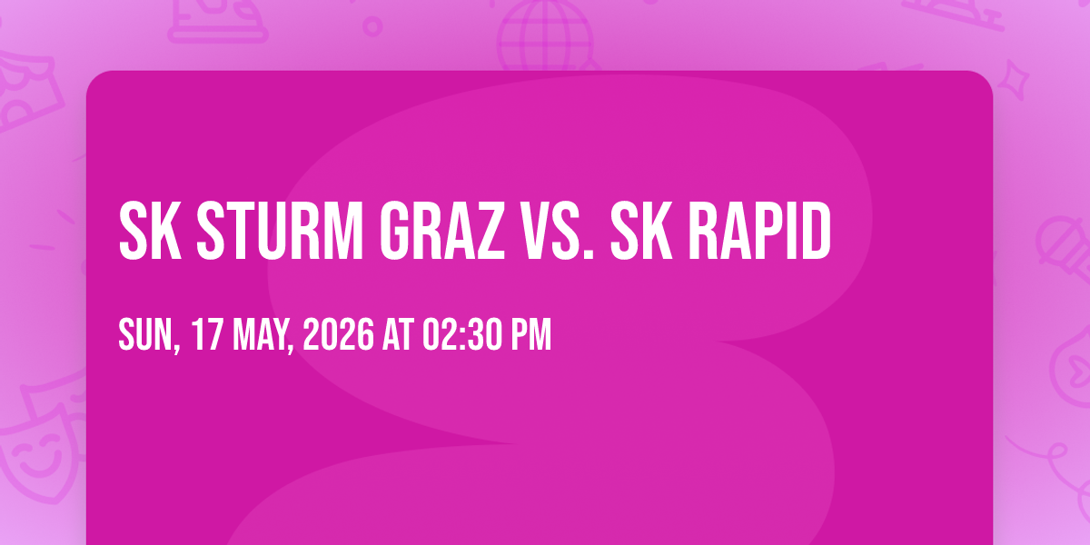 SK Sturm Graz vs. SK Rapid at Stadion Graz-Liebenau Sturm Graz on 17th ...