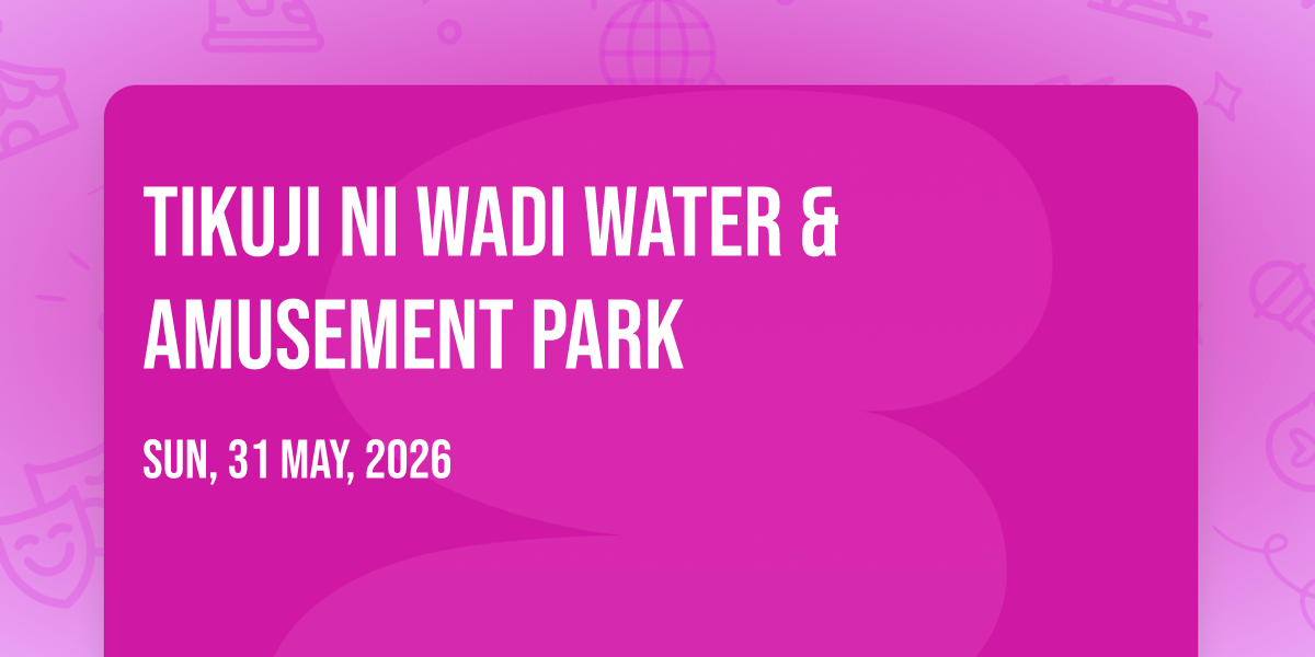 Tikuji Ni Wadi Water & Amusement Park in Mumbai – | AllEvents