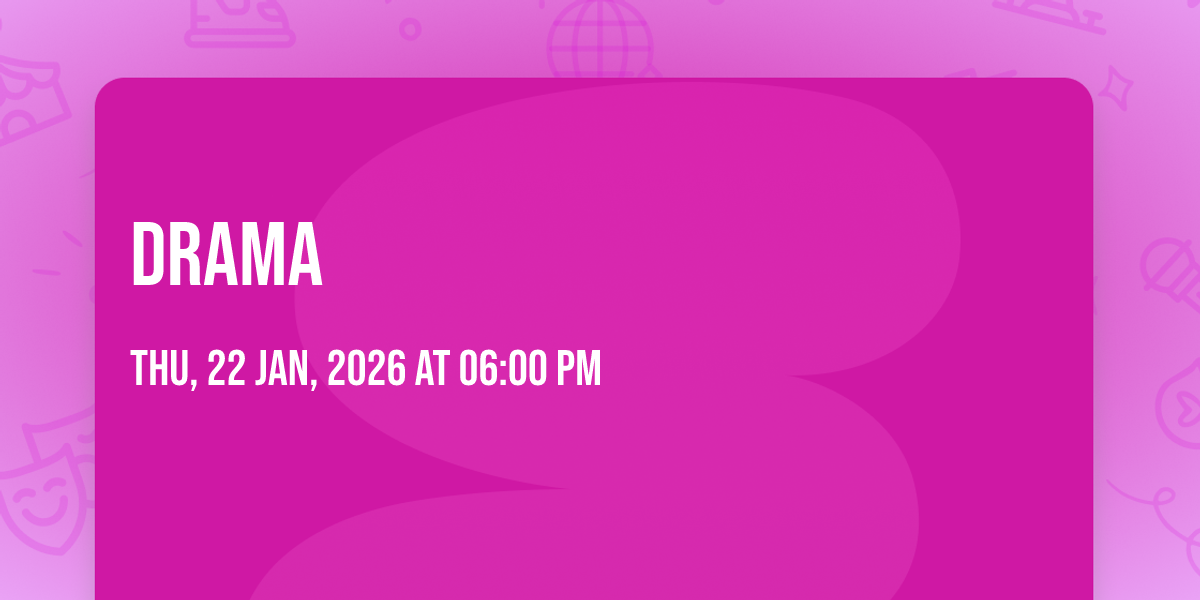 Drama, Fine Line Music Cafe, Minneapolis, 22 January 2026 | AllEvents
