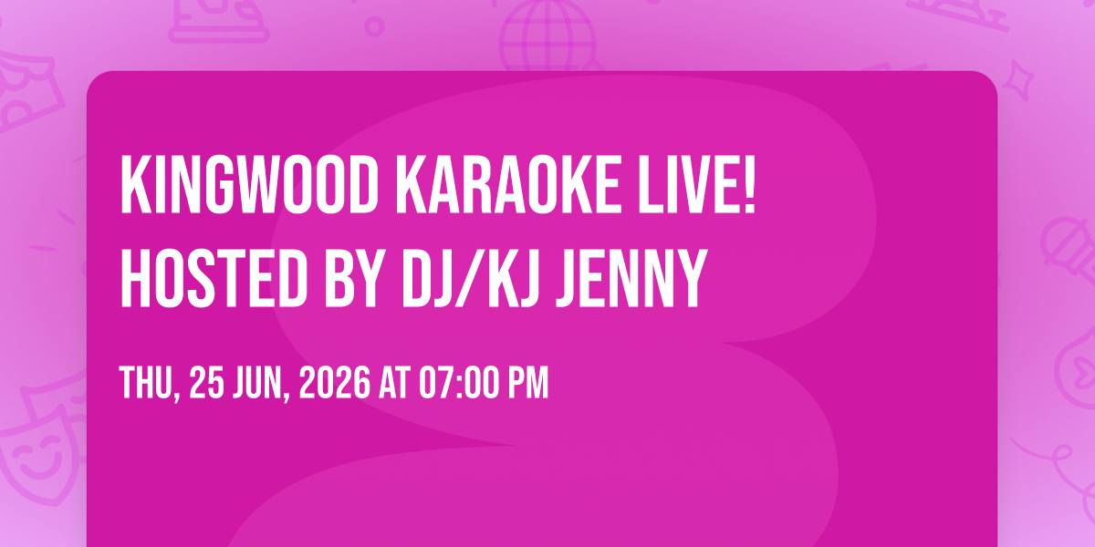 Kingwood Karaoke LIVE! Hosted by DJ/KJ Jenny at Megaton Brewery, Porter ...