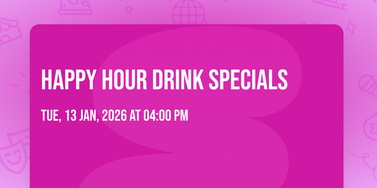 Happy Hour Drink Specials, 4924 HWY 17 S, North Myrtle Beach, SC 29582 ...