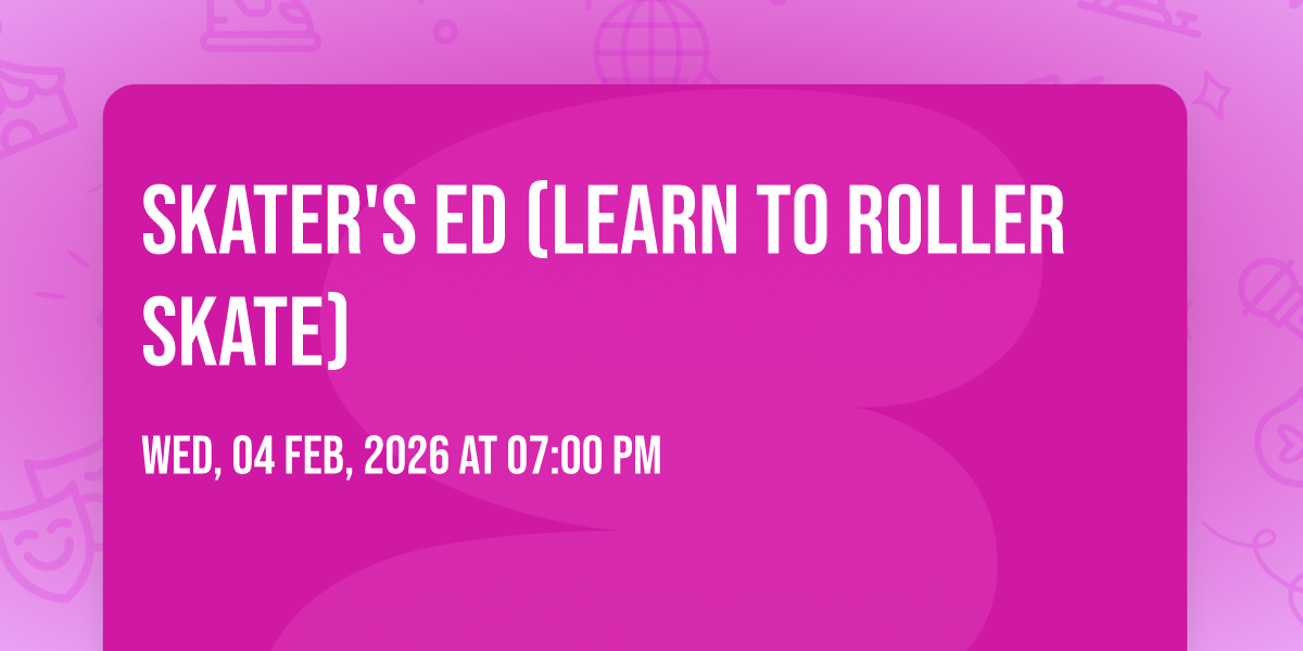 Skaters Ed (learn to roller skate), The Skate Haus, St Charles, 4 ...