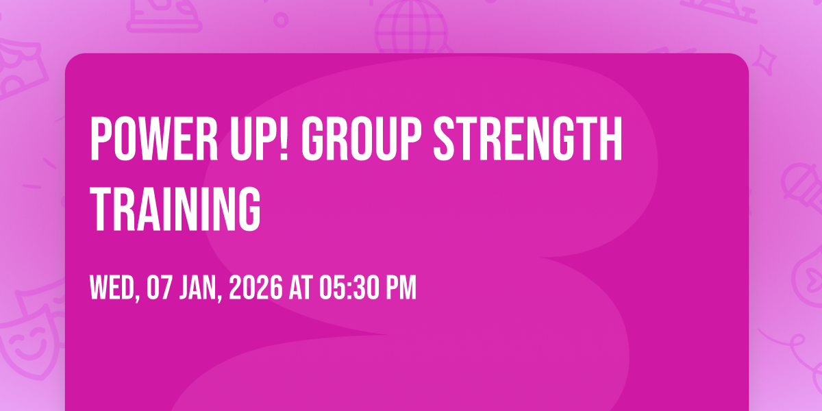 Power Up! Group Strength training , 1915 Fordney St, Saginaw, MI, 7 ...