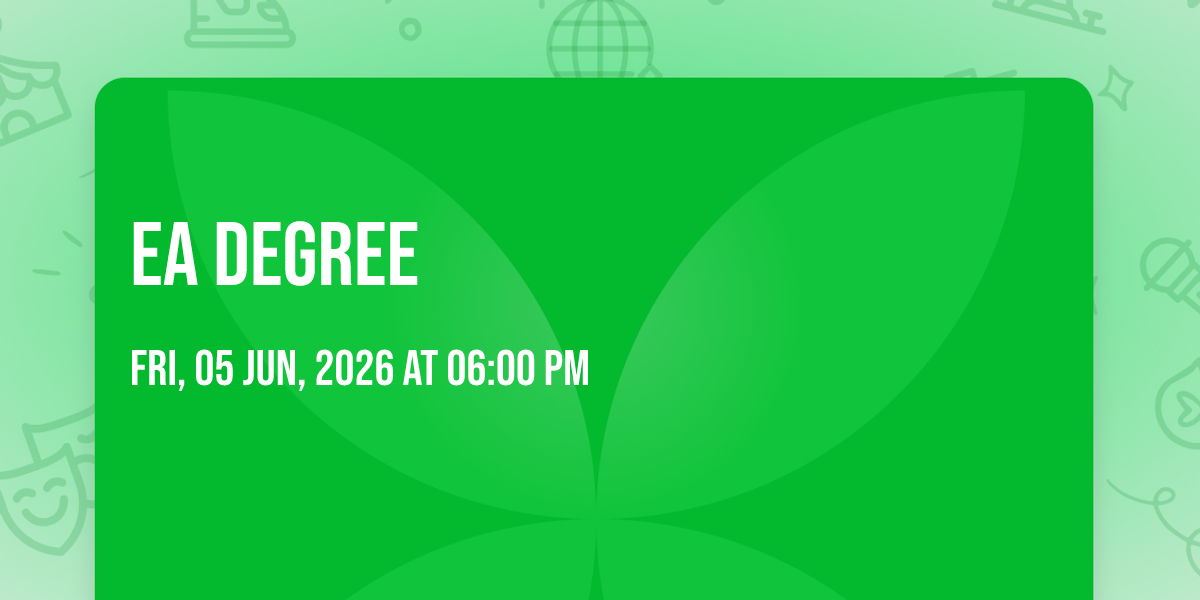 EA Degree , 584 Highway 292, Clarksville, AR, 5 June 2026 | AllEvents
