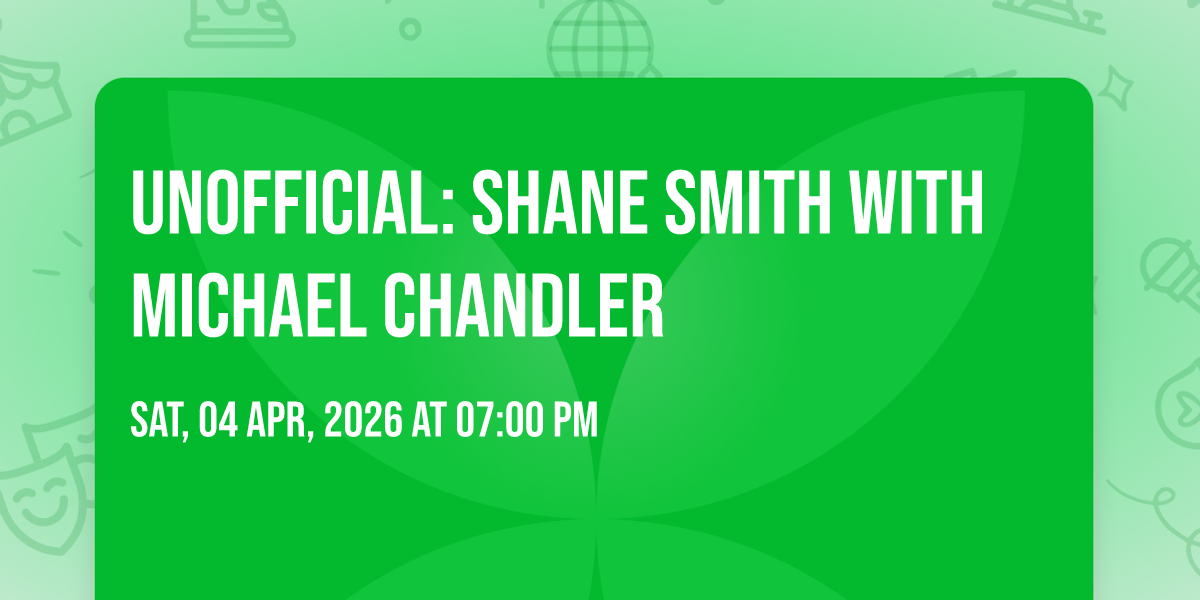 Unofficial: Shane Smith with Michael Chandler , Sinners & Saints Tavern ...