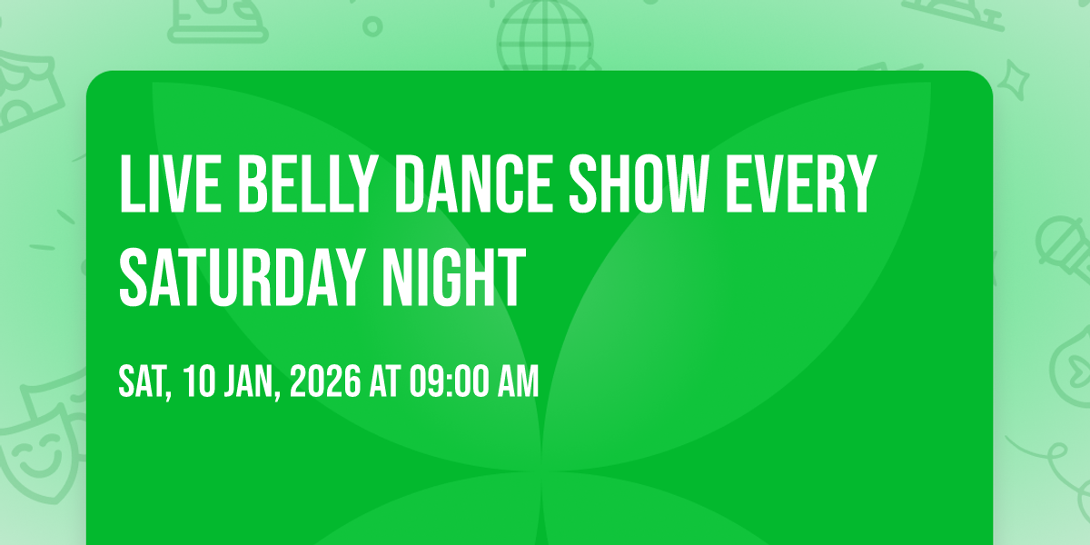 Live belly dance Show every Saturday Night , 2/58 Brooke Ave Southport ...