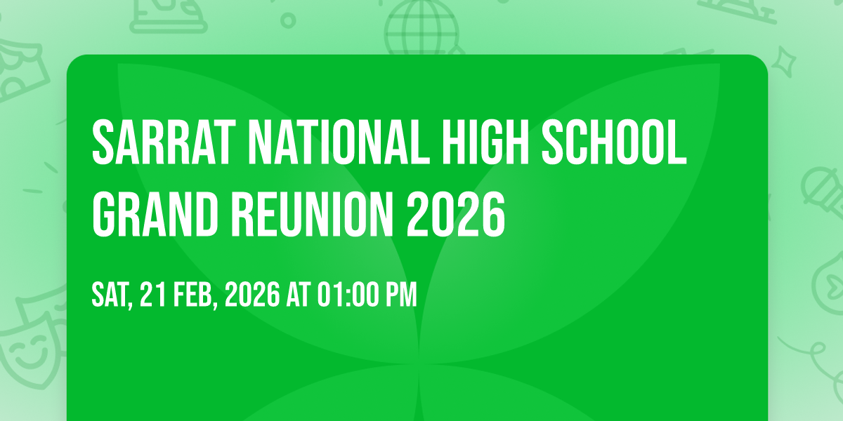 Sarrat National High School Grand Reunion 2026, Sarrat National High ...