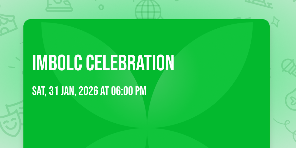 Imbolc Celebration, 258 Bates Amasa Rd, Iron River, MI, United States ...