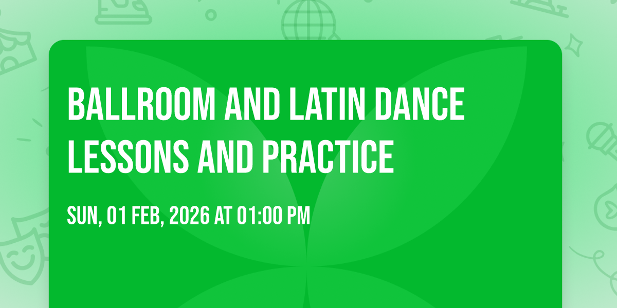 Ballroom and Latin Dance lessons and practice, Deep River Public ...