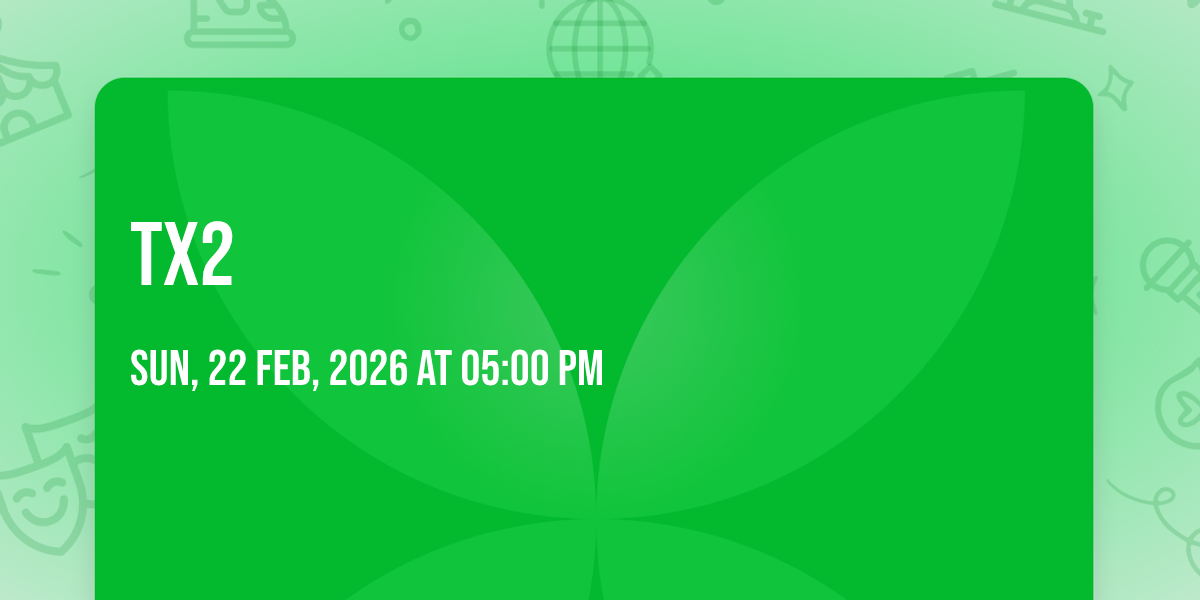 Tx2, Backstage At Revel, Albuquerque, 22 February 2026 | AllEvents