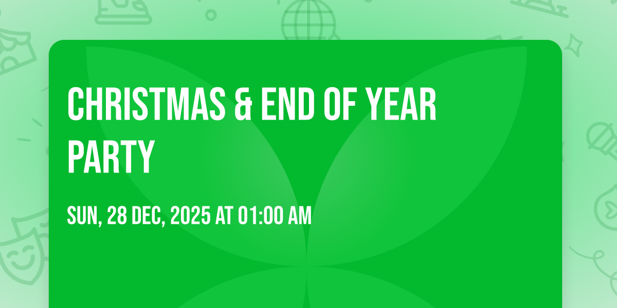 Christmas & End of Year Party , Cornelian Bay Park, Hobart, 28 December ...