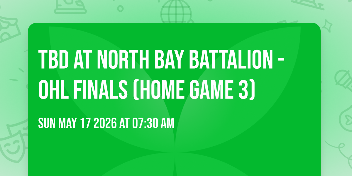 Things To Do In North Bay, ON This Weekend | May 15-17, 2026 | AllEvents