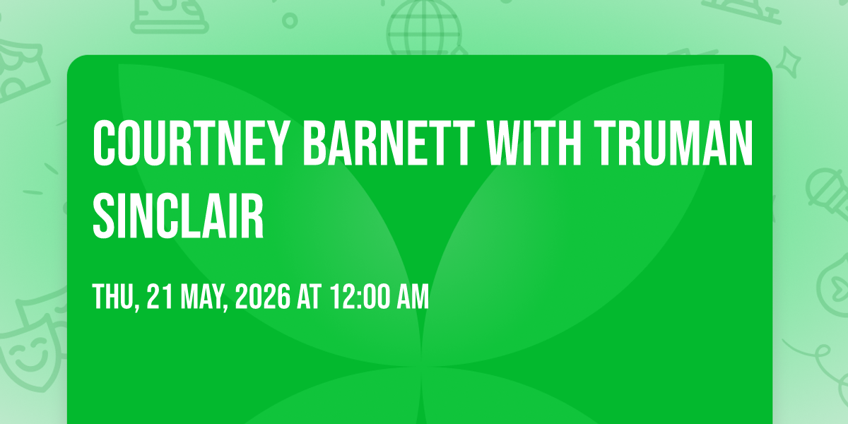 Courtney Barnett with Truman Sinclair, Newport Music Hall, Columbus, 21 ...