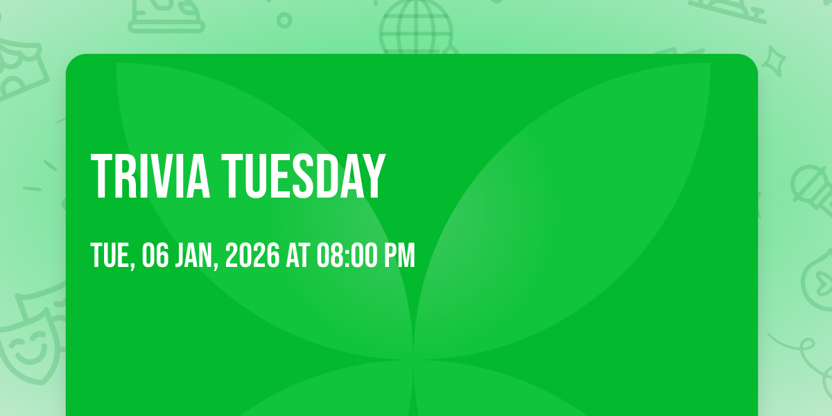Trivia Tuesday, The Forum Pub, Concord, 6 January 2026 | AllEvents