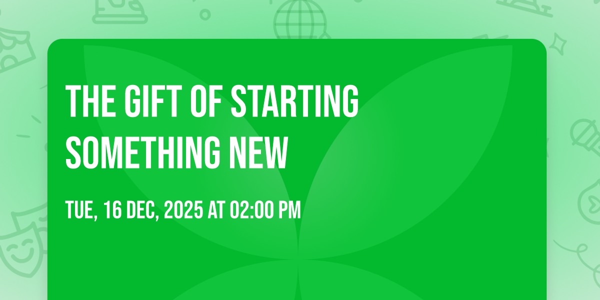 The Gift of Starting Something New at D.C. Cobb's Huntley on 16th ...