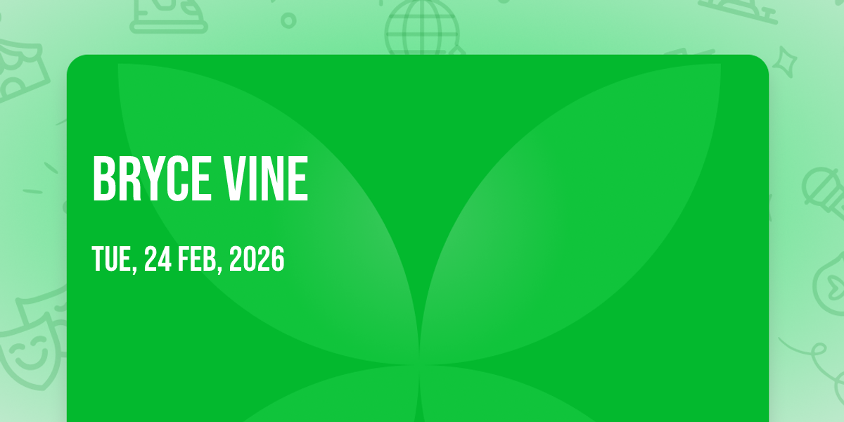 Bryce Vine, Fine Line Music Cafe, Minneapolis, 24 February 2026 | AllEvents