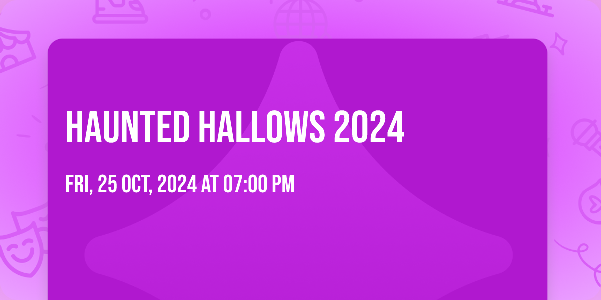 Haunted Hallows 2024 at Two Moon Park, Billings on 25th October, 2024