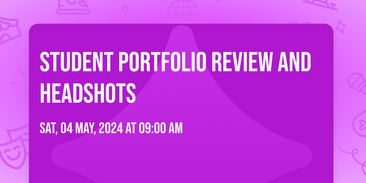 Student Portfolio Review and Headshots, Haworth Inc. San Francisco ...