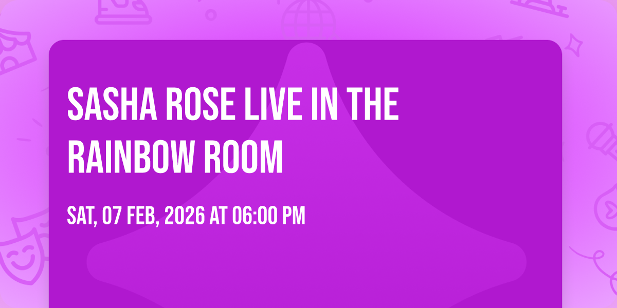 Sasha Rose LIVE in The Rainbow Room , 110 Keawe St, Hilo, HI, 7 ...