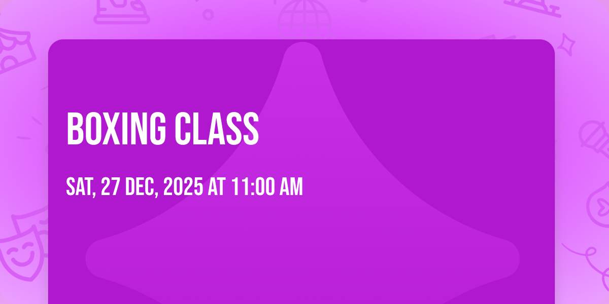 Boxing Class, 2800 Goldie rd ste 102, Oak Harbor, WA, United States ...