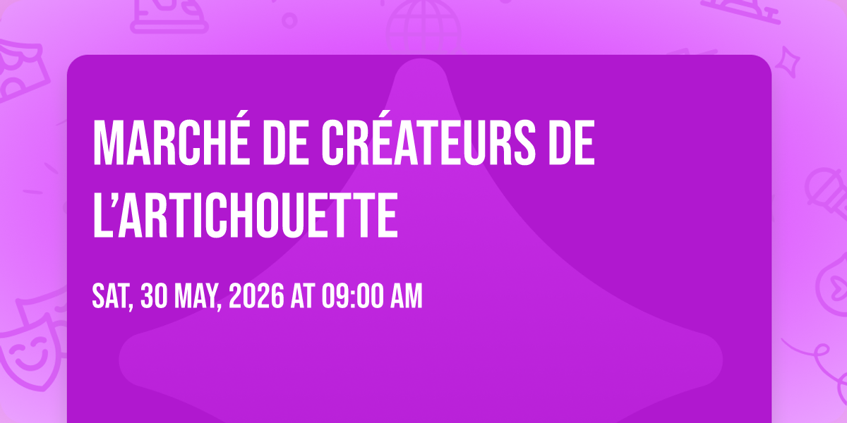 marché de créateurs de L’Artichouette , place Lapérouse à Albi , 30 May ...