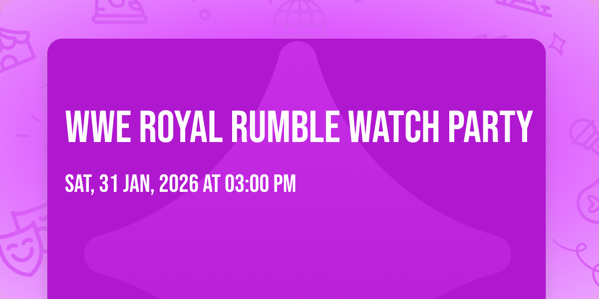 WWE Royal Rumble Watch Party, The Rabbit Hole Astoria, Queens, 31 ...