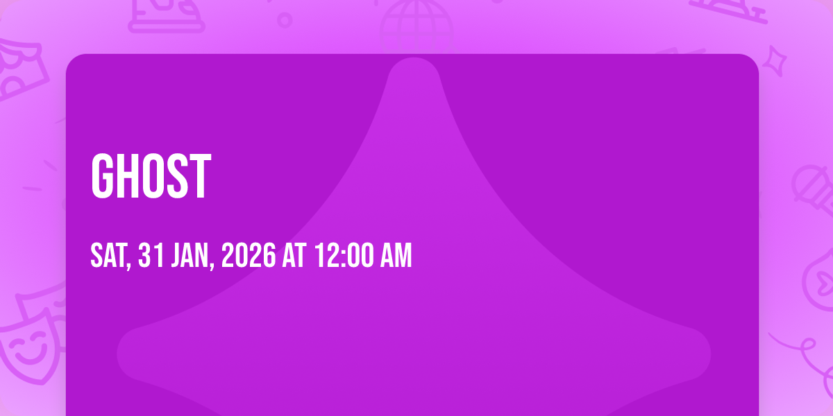 Ghost, Centre Bell, Montreal, 31 January 2026 | AllEvents