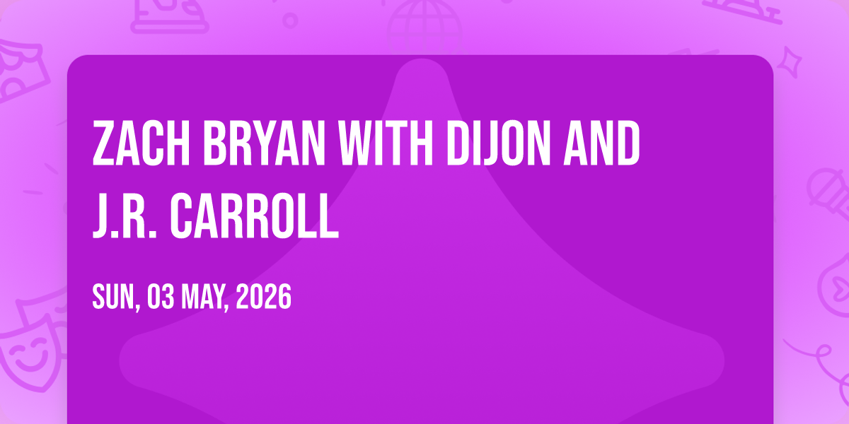 Zach Bryan with Dijon and J.R. Carroll at Davis Wade Stadium at Scott ...