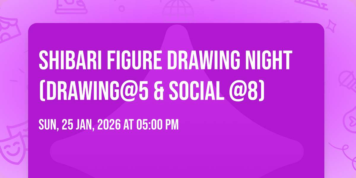 Shibari figure drawing night (drawing@5 & social @8) at 3105 Gillham Rd ...