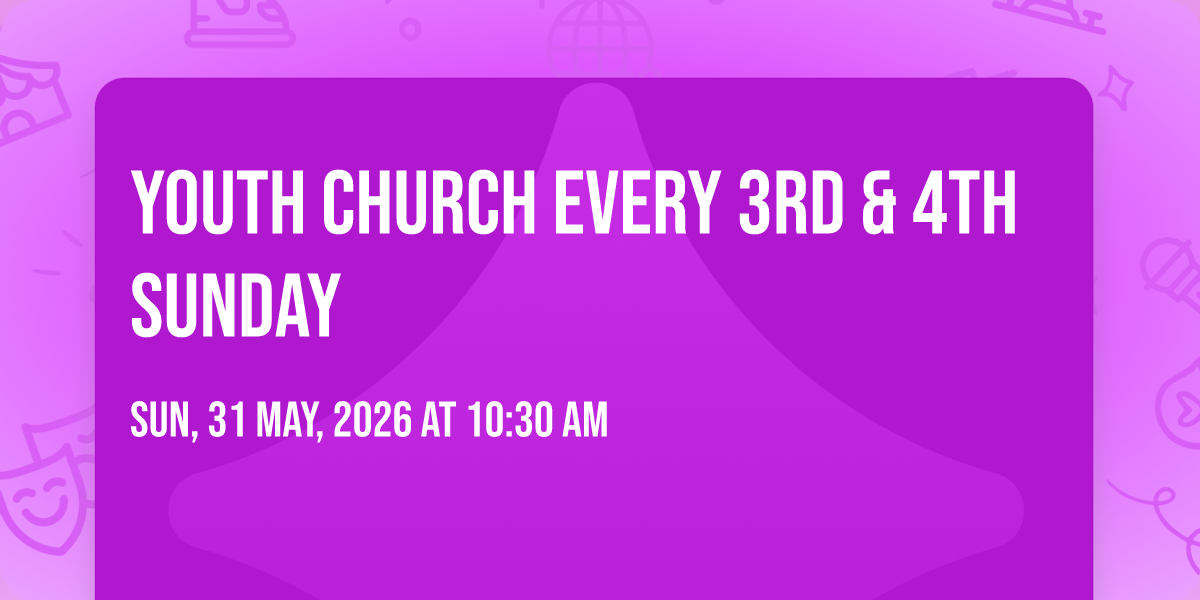 Youth Church Every 3rd & 4th Sunday, 1730 11th Ave N, Bessemer, AL ...
