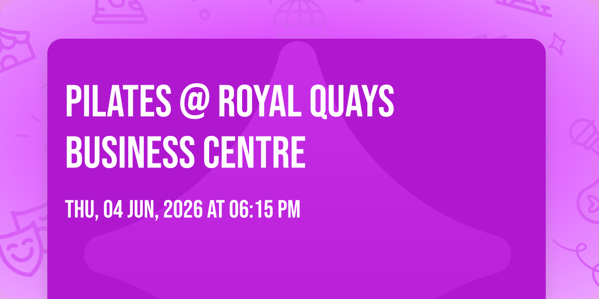 Pilates @ Royal Quays Business Centre, Royal Quays Business Centre ...