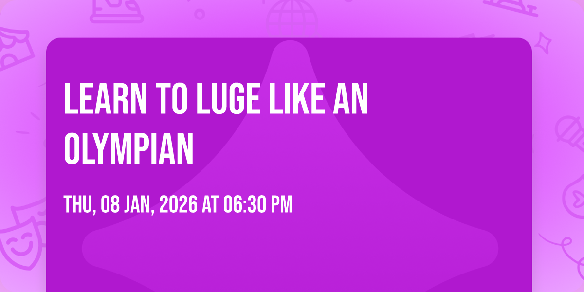 Learn to Luge like an Olympian at 462 Scenic Dr, Muskegon, MI, United ...