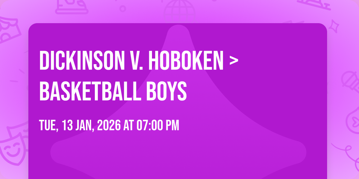 Dickinson v. Hoboken > BASKETBALL BOYS, New Jersey Hoboken, 13 January ...