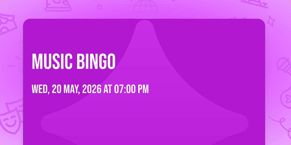 Music Bingo, 11621 Narcoosee Rd, Lake Nona Central, FL, United States ...