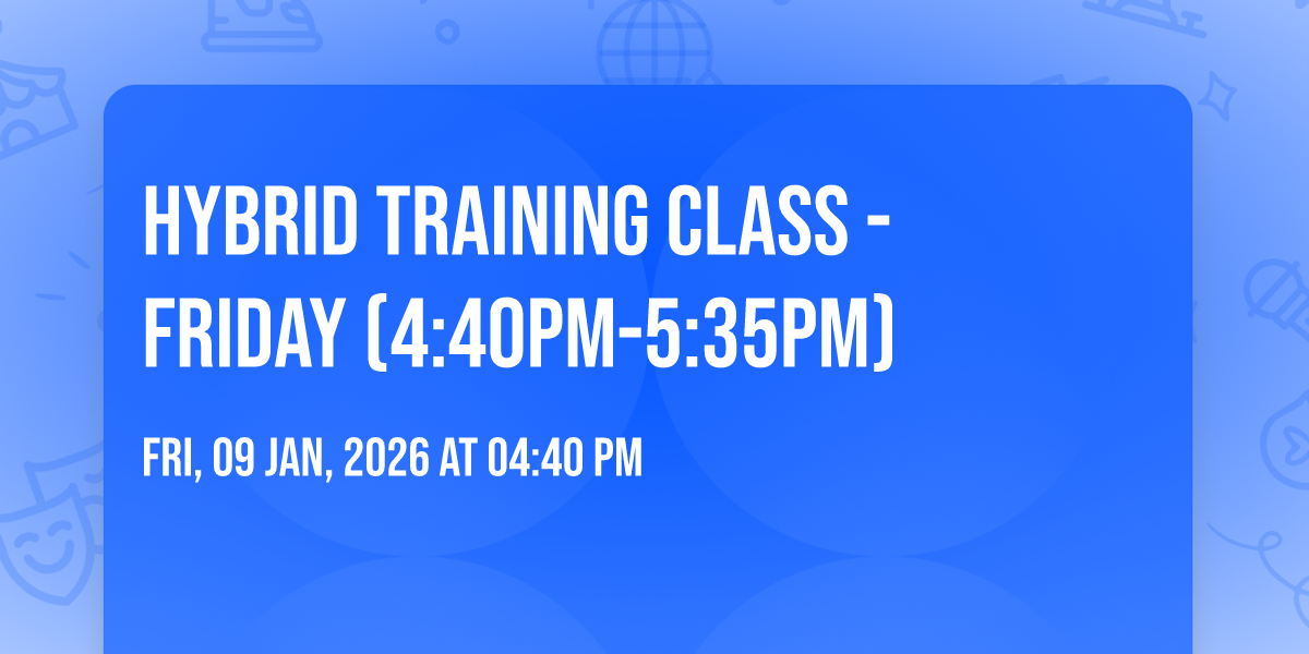 Hybrid Training Class - Friday (4:40pm-5:35pm) at Fitness Northwest ...