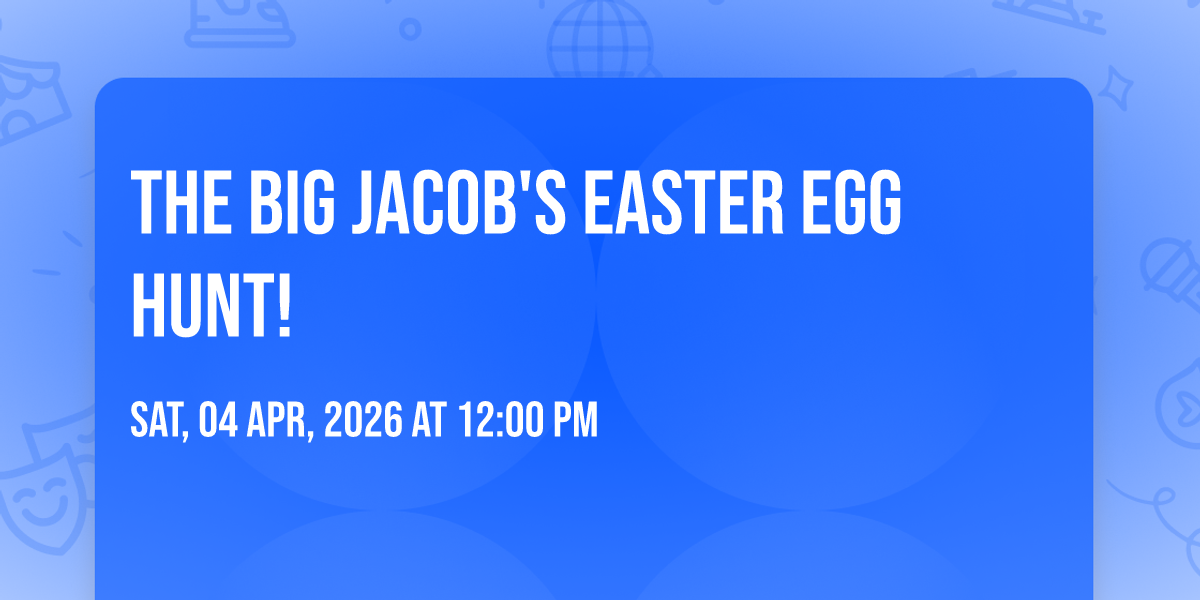 The big Jacobs Easter egg hunt!, Jacobs Antiques Market, Cardiff, 4 ...