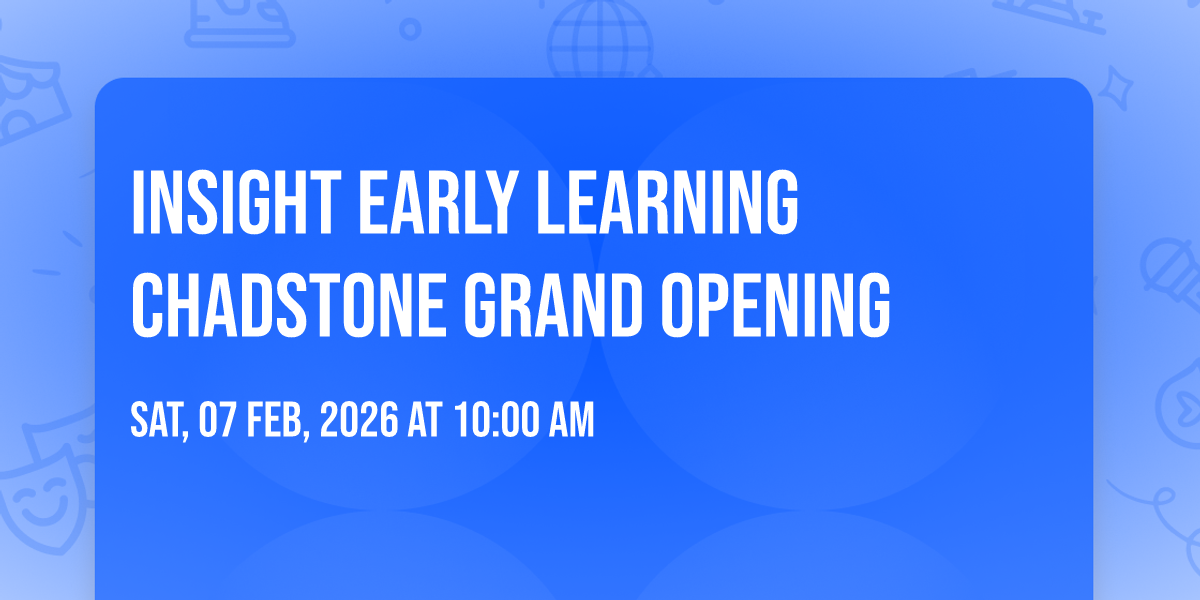 Insight Early Learning Chadstone GRAND OPENING at Insight Early ...