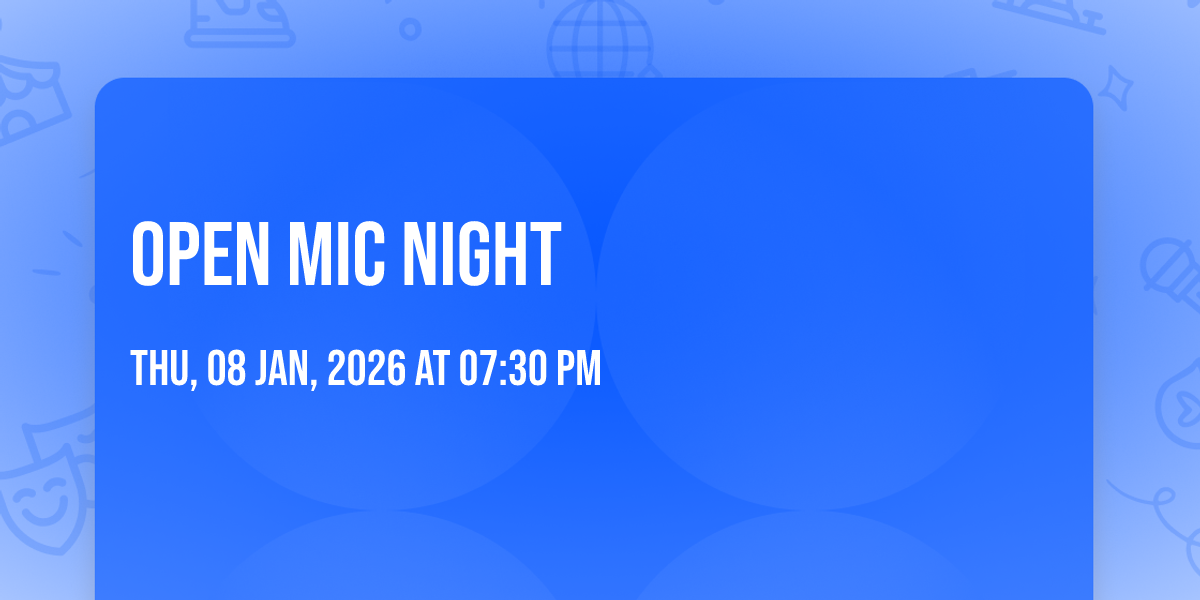 Open Mic Night, The Chestnut Horse, Great Finborough, Stowmarket, 8 ...