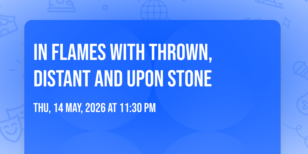 In Flames with thrown, Distant and Upon Stone, Egyptian Room at Old ...