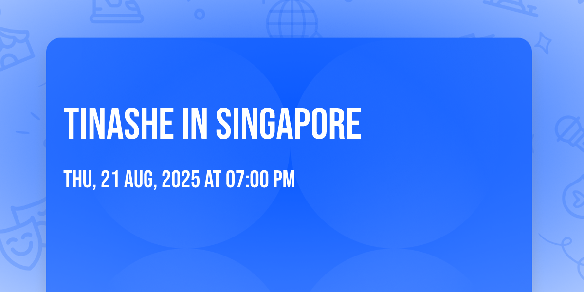 Tinashe in Singapore, Capitol Theatre, Singapore, 21 August 2025 ...