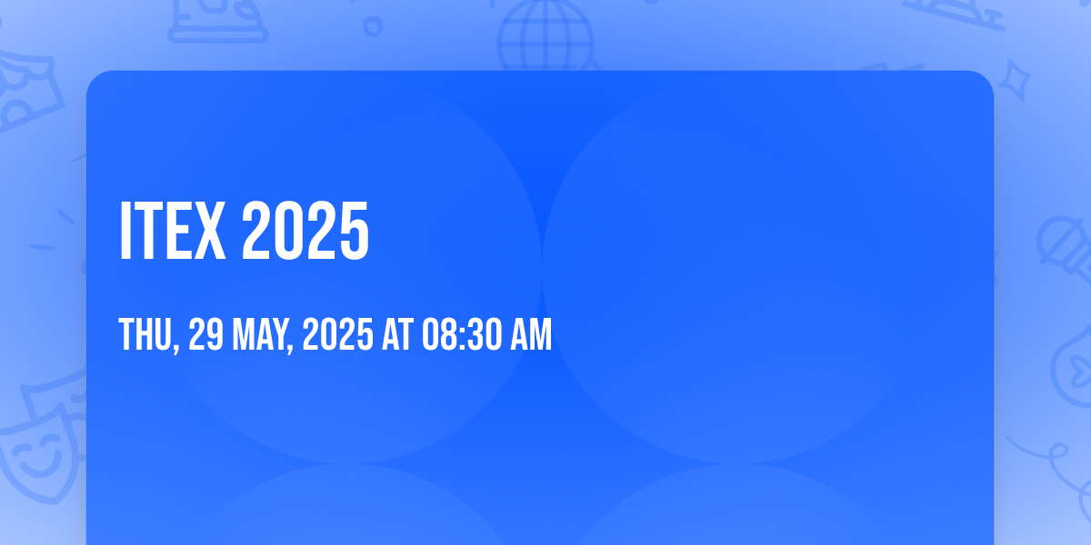 ITEX 2025, Kuala Lumpur Convention Centre (KLCC), 29 May to 31 May ...