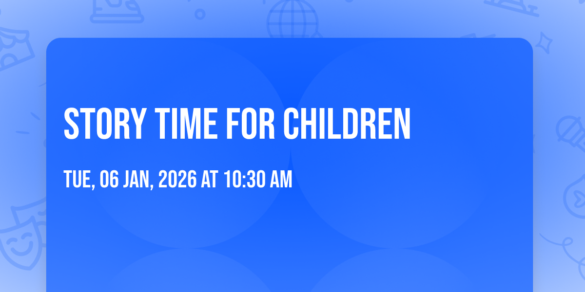 Story Time for Children, 201 N Third, PO Box 259, Saint Joseph, IL ...