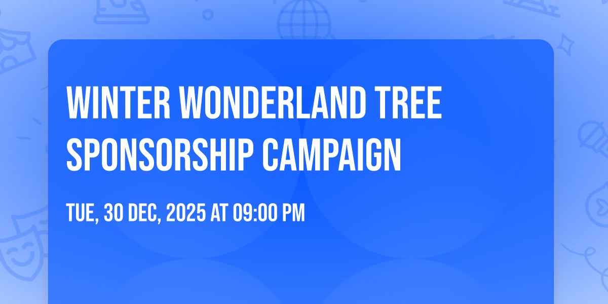 Winter Wonderland Tree Sponsorship Campaign at 111 N Rollins, Macon, MO ...
