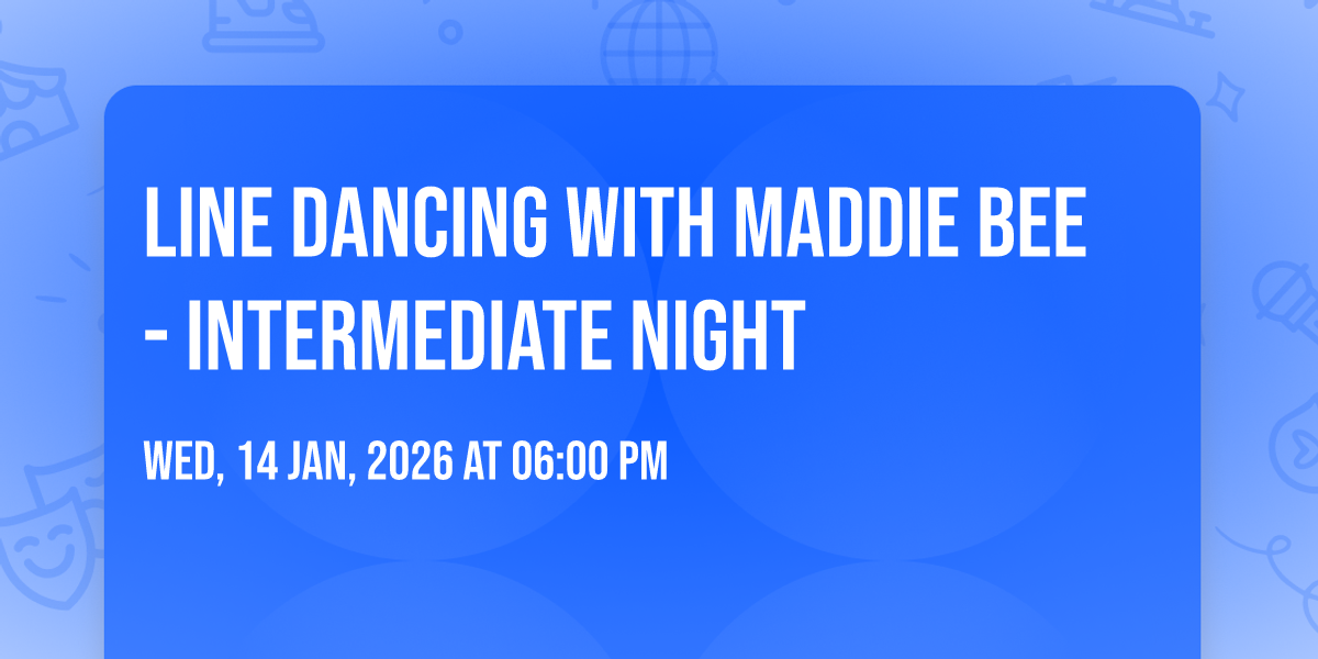 Line Dancing with Maddie Bee - Intermediate Night, High Steel Beer Co ...